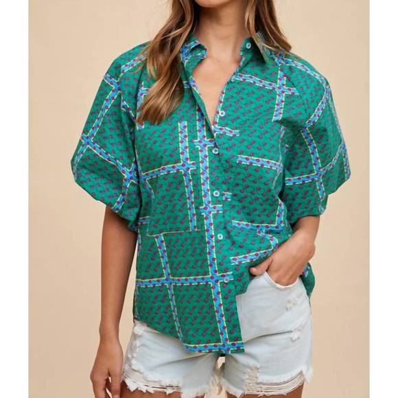 Anniewear | Tops | New Anniewear Annie Top In Kelly Green | Poshmark